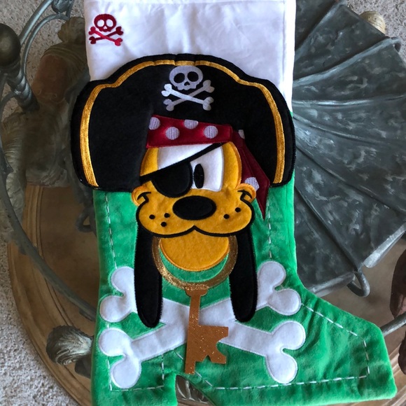 Disney | Holiday | Disney Pirates Pluto Christmas Stocking | Poshmark